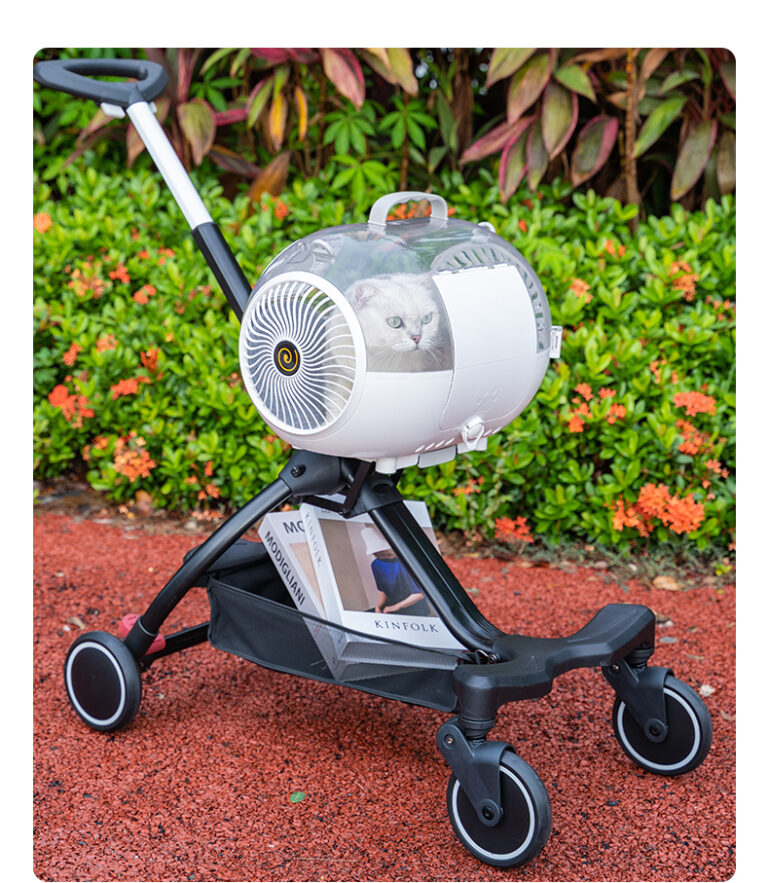 Capsule stroller for pet cat bag/cat cart - AerospacePet